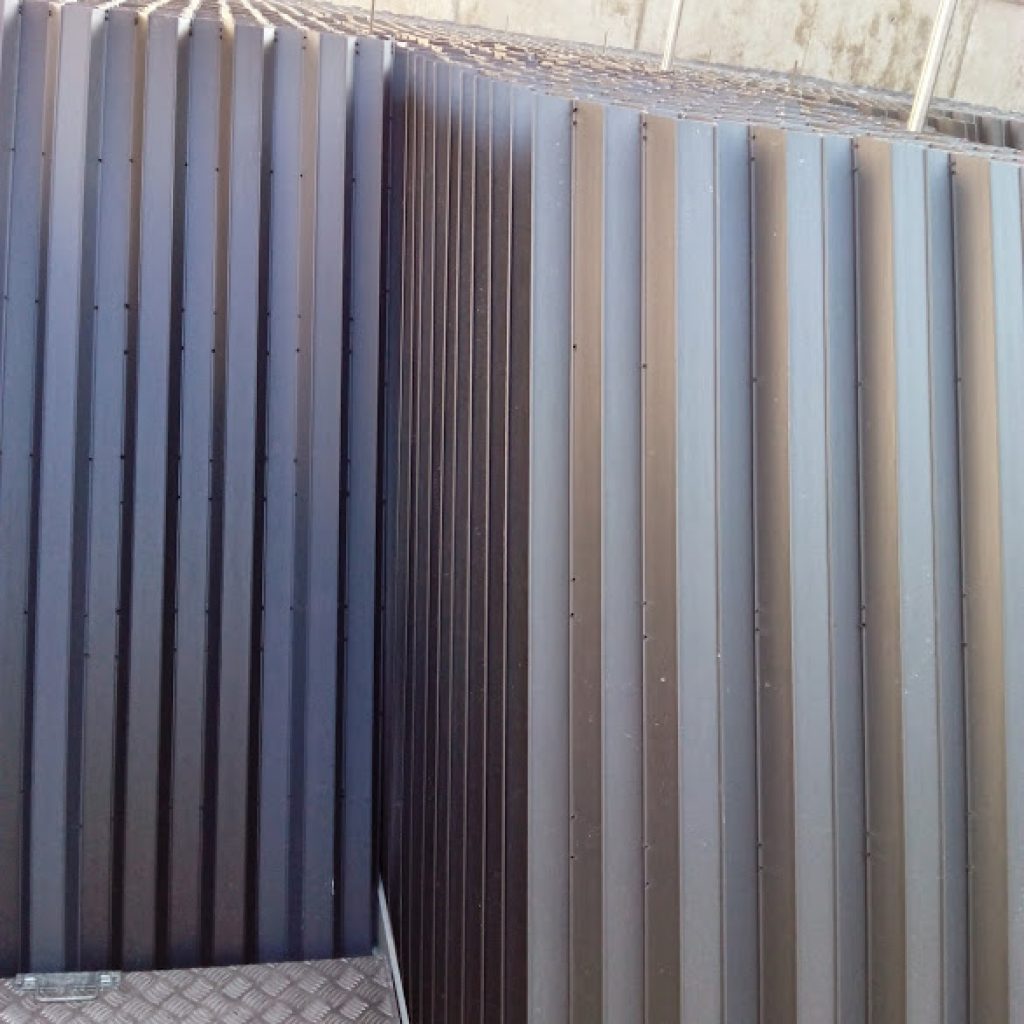 What is the best position to install the lamellar modules in a settler ...